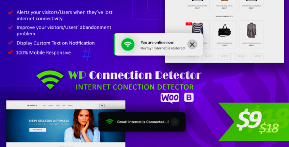 WPCD - WP Internet Connection Status Detector - eThemePro
